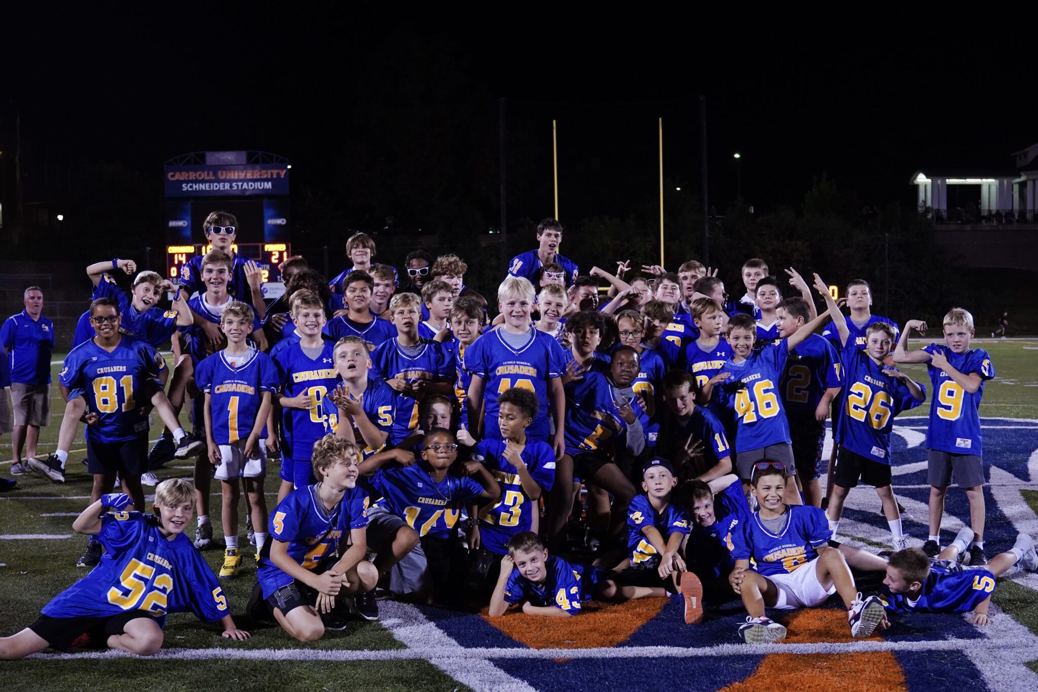 Junior Crusaders Football - Catholic Memorial High School