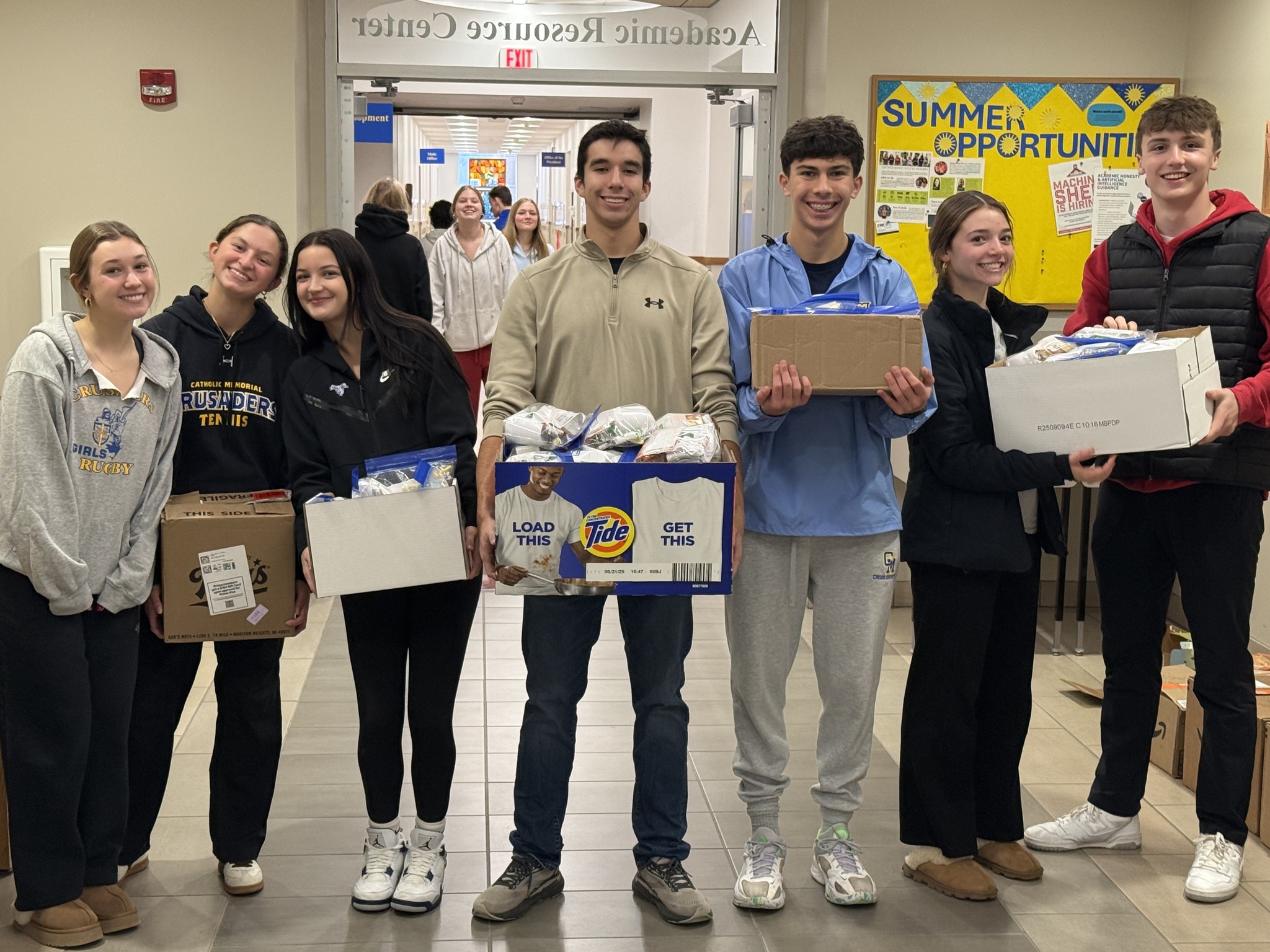 CMH's 12th Annual Crusader Day of Service - Catholic Memorial High School